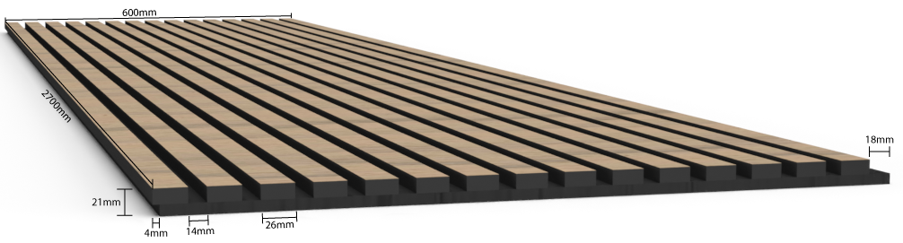 Slat panels